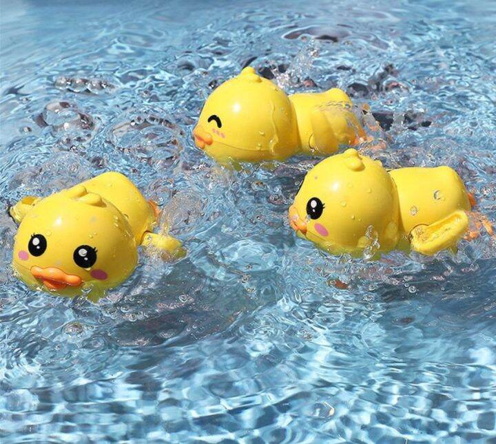 Swimming Cartoon Kids Toy Turtle Duck Water Toy Baby Bathing Game Boys ...
