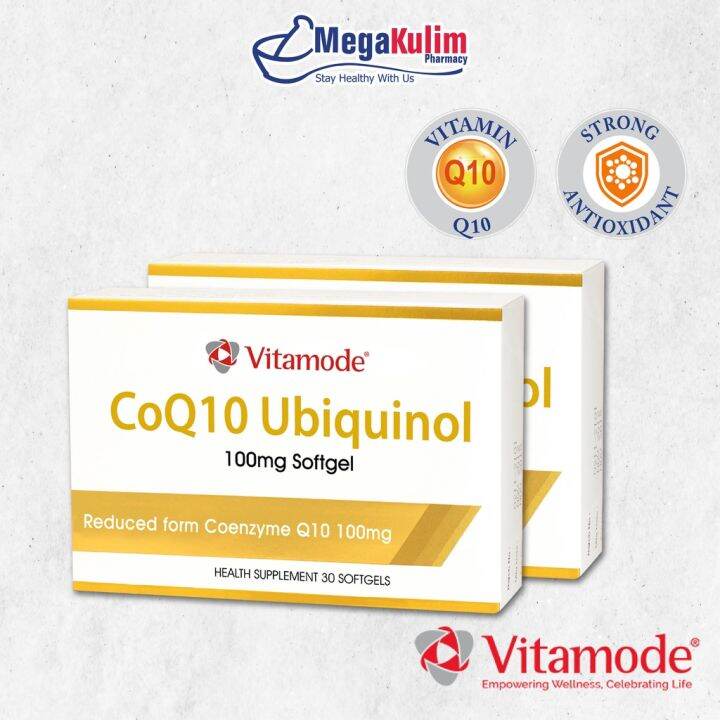 Vitamode CoQ10 Ubiquinol 100mg 30 Cap | Lazada