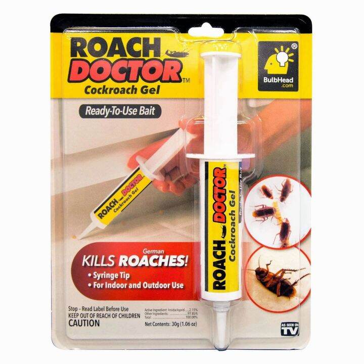 Roach Doctor Cockroach Gel Ready-to-Use Cockroach Gel Bait - Outdoor ...