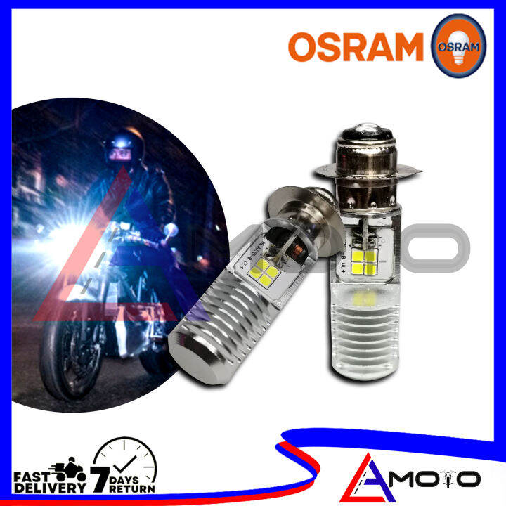 OSRAM T19 COOL WHITE MOTORCYCLE LED HEADLIGHT BULB HI / LOW BEAM MOTOR OSRAM LED | Lazada PH