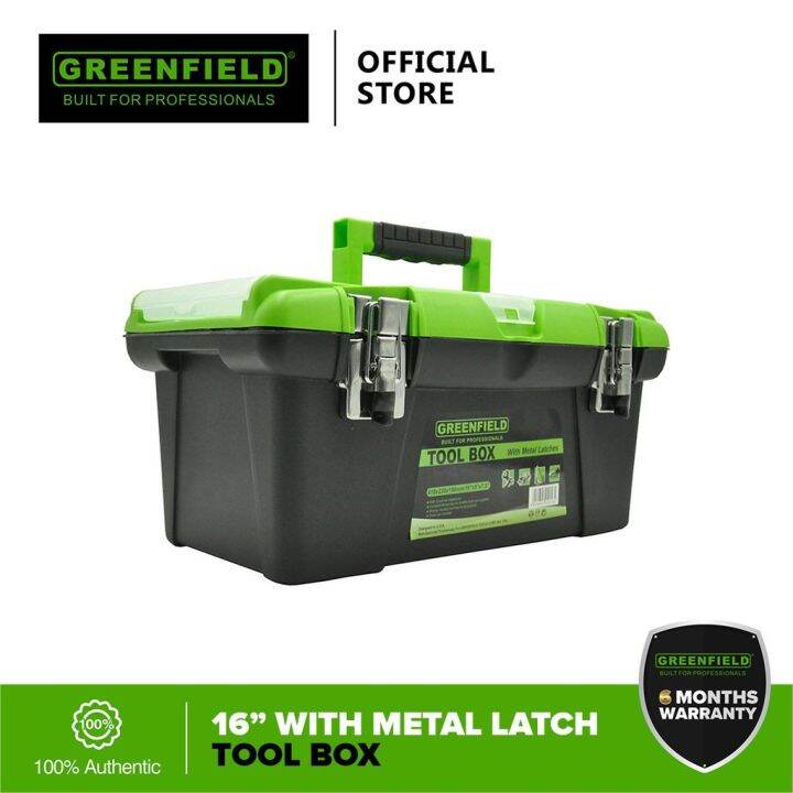 Greenfield Tool Box 16 With Metal Latch | Lazada PH