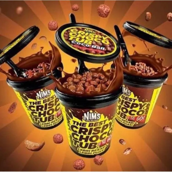 พร้อมส่ง!!!🚚💨 Nims CRISPY CHOCO TUB (Rainbow, Coco Crunch, Coco Ball ...