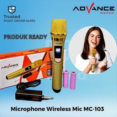 Advance Mic 103 Wireless Profesional Microphone Tanpa Kabel NEW PRODUCT ...