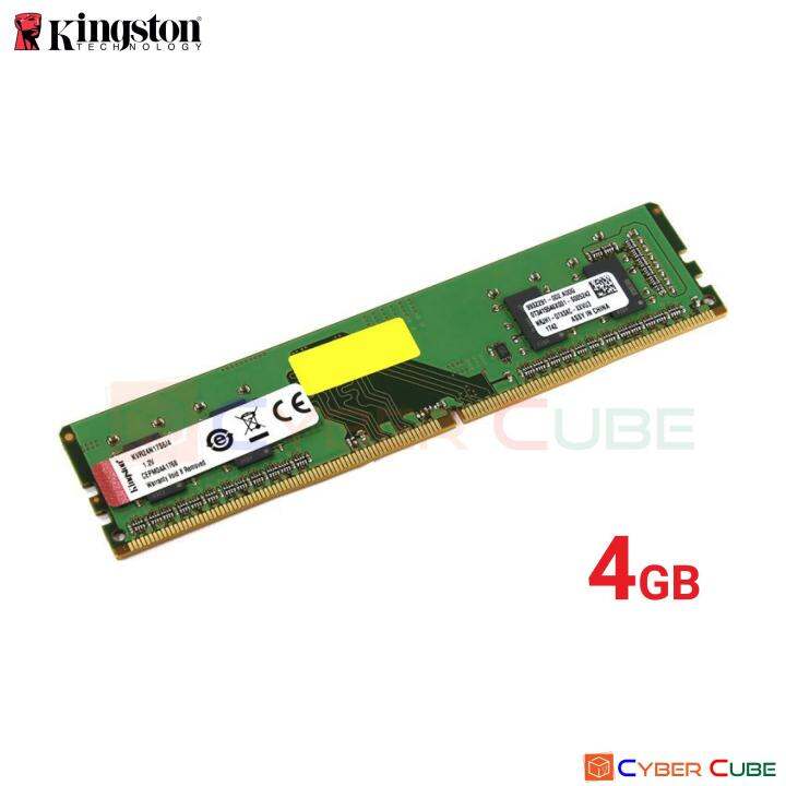 Kingston 4GB DDR4-2400 CL17 (1Rx16 512M x 64-Bit PC4-2400) 288-Pin DIMM Value RAM / Memory for ...