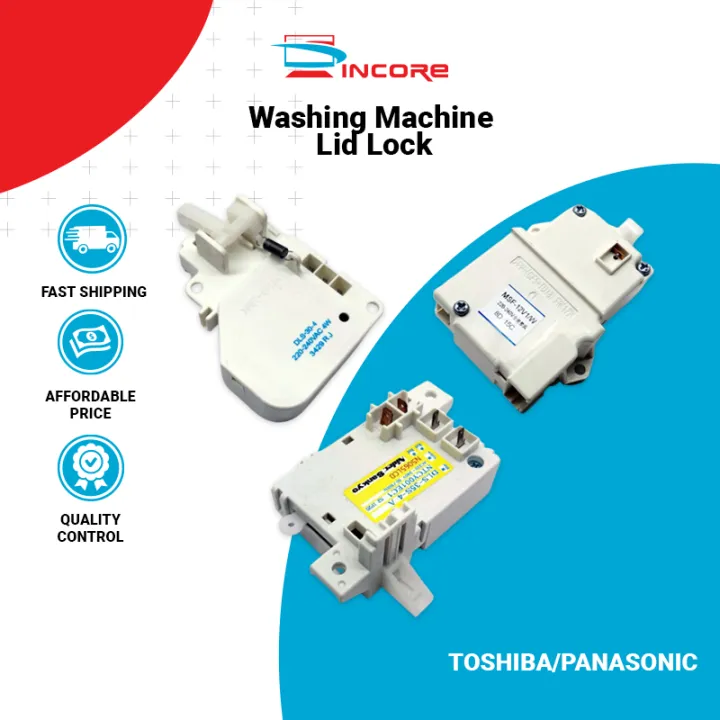 Washing Machine Lid Lock Pintu TOSHIBA PANASONIC Mesin Basuh Spare Part Door Switch Washer Pintu ...