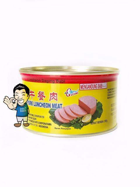 Gulong Pork Luncheon Meat Canned- Ma Ling Daging Babi Kaleng 397g ...