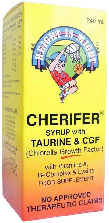 Cherifer Syrup with Taurine and CGF 240 mL | Lazada PH