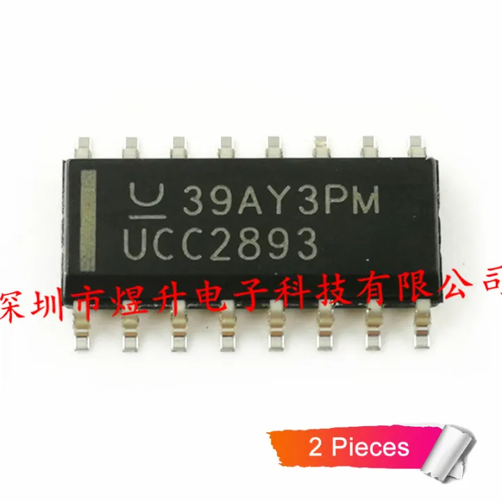 2pcs UCC2893 SOP16 UCC 2893 UCC2893DR SOP-16 SMD PWM Controller Chip IC ...