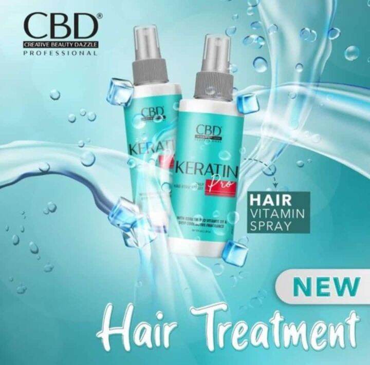CBD vitamin rambut spray with KERATIN dan vitamin E 100ml | Lazada ...