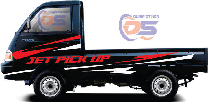 Stiker Mobil Pick Up Carry Stiker Cutting JET PICK UP Stiker Mobil Pick ...
