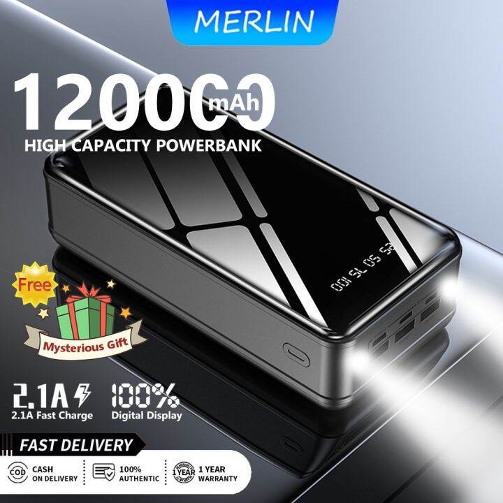 MERLIN Mini powerbank for iphone 20000mah 50000mah powerbank original ...