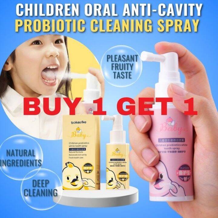 Hotqutuan117 (BUY 1 GET 1) Baby Oral Spray Anti-Cavity Probiotic ...