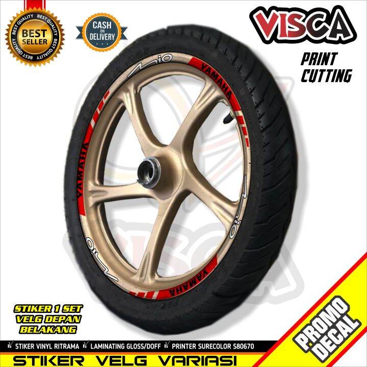 Stiker Velg List Velg Motor Stiker Velg MIO | Lazada Indonesia