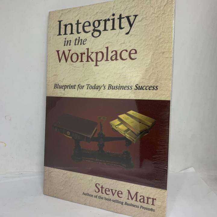 Integrity in the Workplace by Steve Marr | Lazada PH