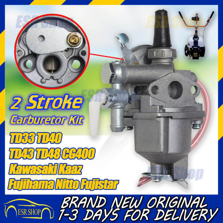 🇵🇭 TD40 Grass Cutter Carburator Assembly Fit For Kawasaki/Kaaz TD33 ...