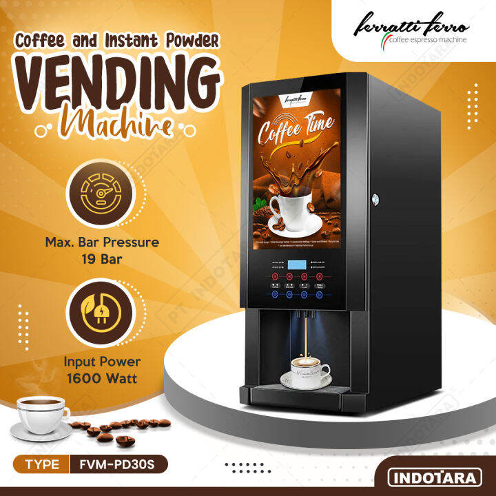 Mesin Kopi Vending Ferratti Ferro FVM-PD30S | Lazada Indonesia