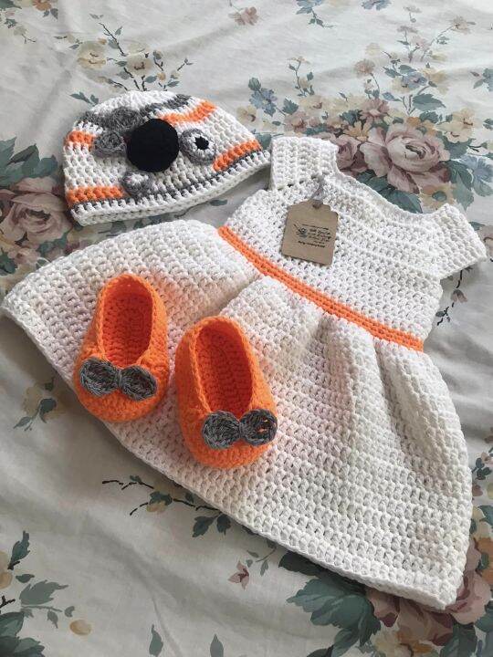 Crochet baby BB8 Star Wa rs inspired costume (made upon order) | Lazada PH