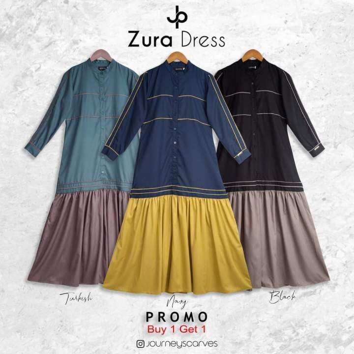 GAMIS JOURNEY ZURA SERIES MODELNDAN MOTIF TERBARU HARGA SATU PCS ...