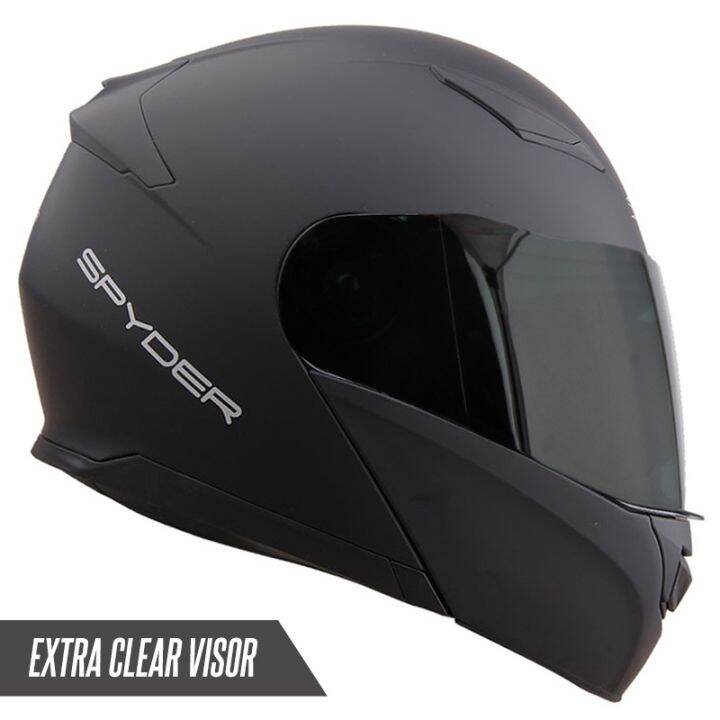 VF}Spyder Modular Helmet with Dual Visor Arrow PD Series 0 (FREE Clear ...