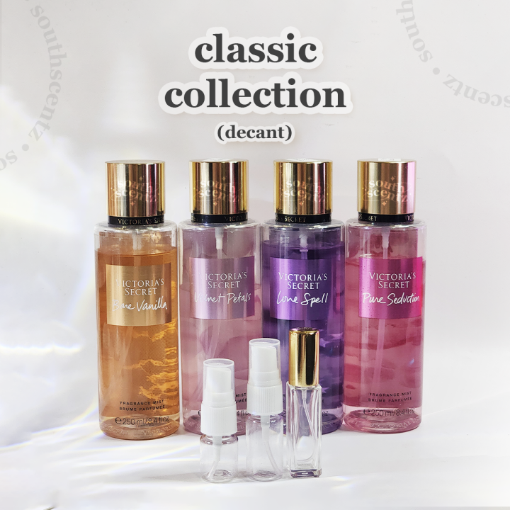 Victoria's Secret Classic Scent Bare Vanilla Love Spell Pure Seduction ...