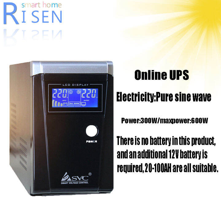 High-performance UPS, external battery. 12V300VA UPS | Lazada PH