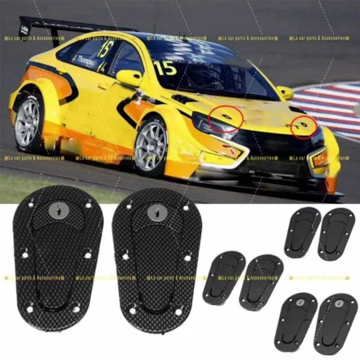 Sparco Bumper Lock Bonnet Clip Quick Release Spring D1 Sanko 3D Carbon ...