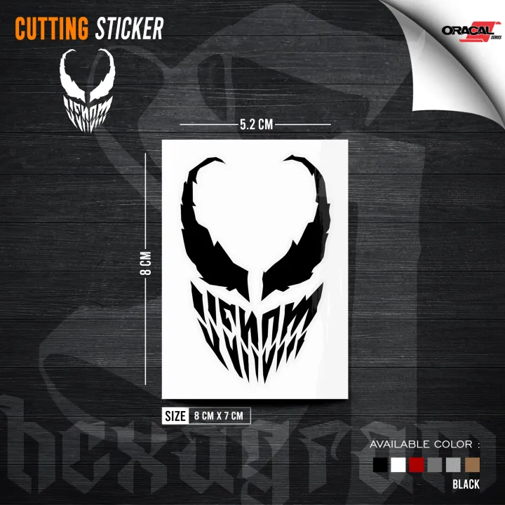 Cutting Sticker Venom SIluet | Stiker Cutting Venom Siluet | Venom ...