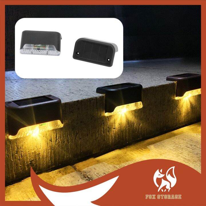 Wall Fence Light LED Solar Light Powered Lamp Automatic Smart Light ...