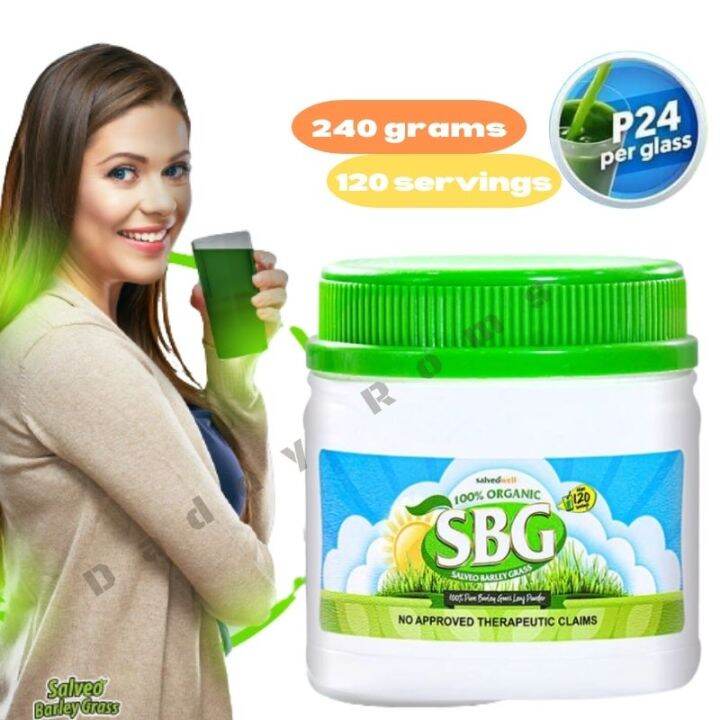 Salveo Barley Grass 1 JAR Powder 240 grams 120 Servings 100% Pure ...