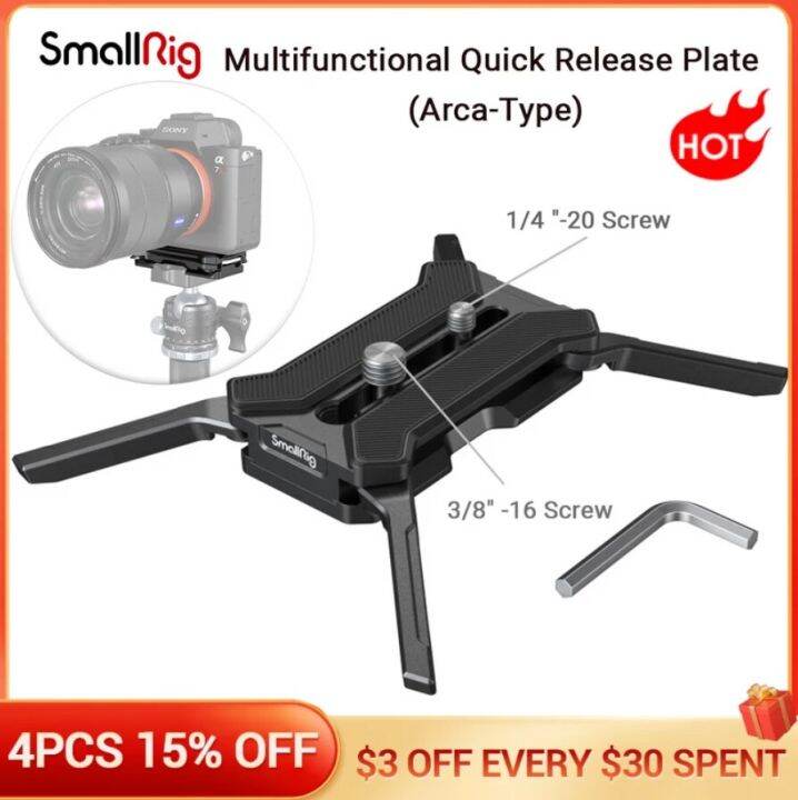Smallrig Multiftional Quick Release Plate Arca-Type Supports 38Mm ...