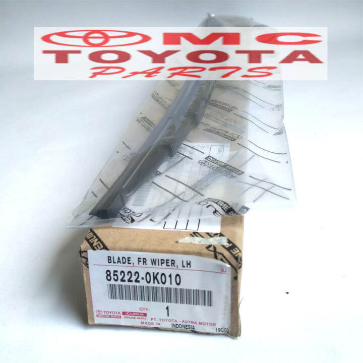 Wiper Blade Depan Kiri Fortuner Rush Hilux Terios 85222-0K010 | Lazada ...