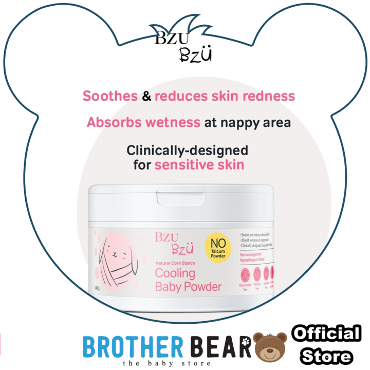 BZU BZU Cooling Baby Powder 140g - Product of Singapore Made in ...