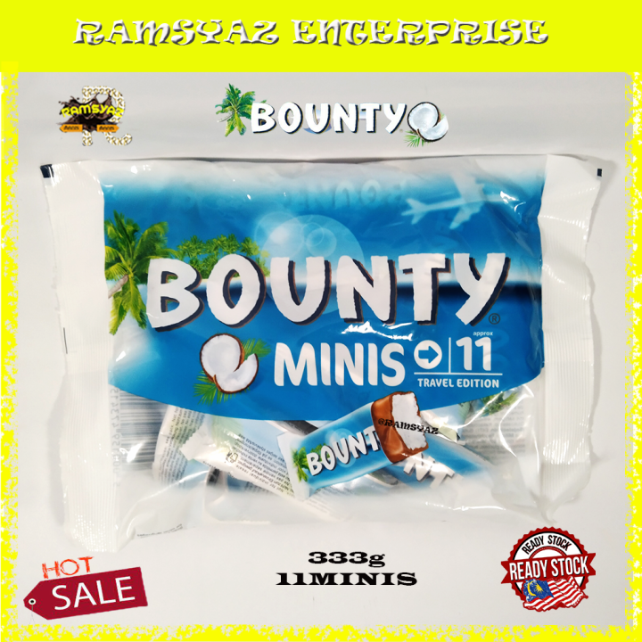 Chocolate Bounty Minis Travel Edition 333g Coklat Bounty | Lazada