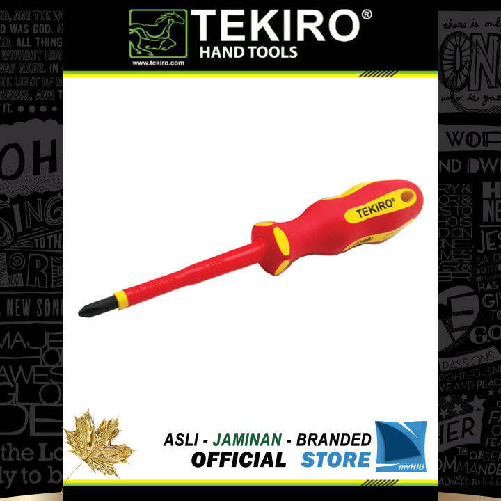 Obeng Khusus Listrik Kembang Plus 8 x 150 mm PH3 Bermagnit - Insulation ...