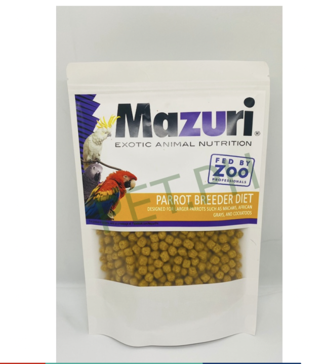 Mazuri Parrot Diet 1lb (macaws, african grays, cockatoos bird food ...