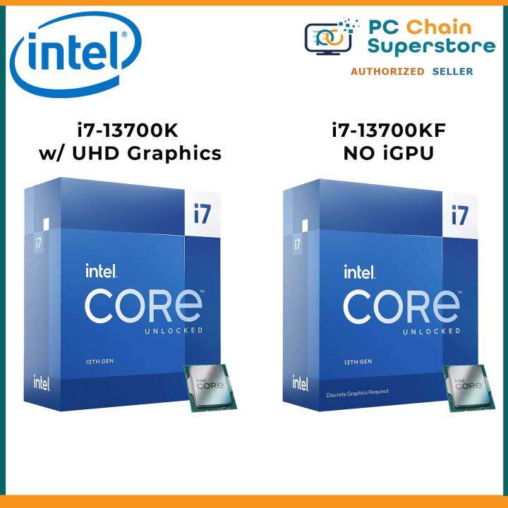 Intel Core i7-13700K / i7-13700KF 13th Gen Unlocked Desktop Processor 16 cores 30M Cache, up to ...