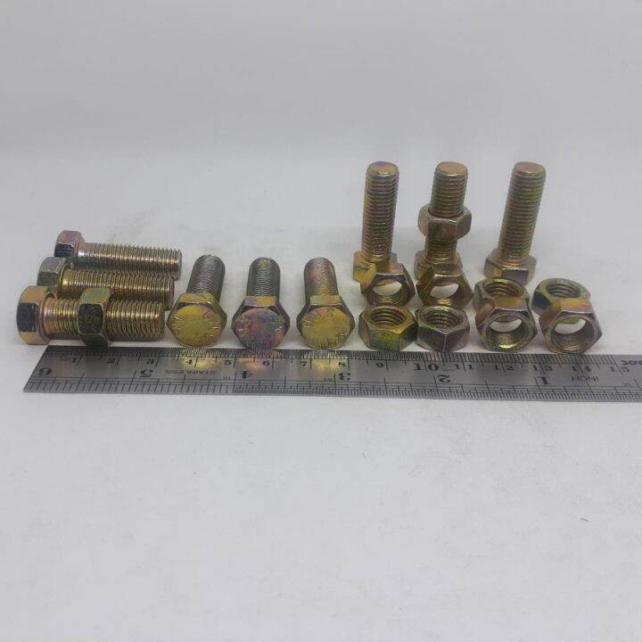 BAUT MUR KUNING M10 X 30 / BMK M10 X 30 / BAUT M10X30 KUNING / BAUT M10 ...
