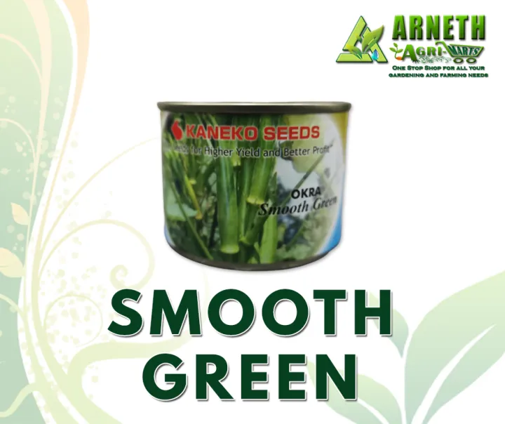 OKRA CAMILING SMOOTH SEEDS BY CONDOR (100g Can) AND OKRA SMOOTH GREEN ...