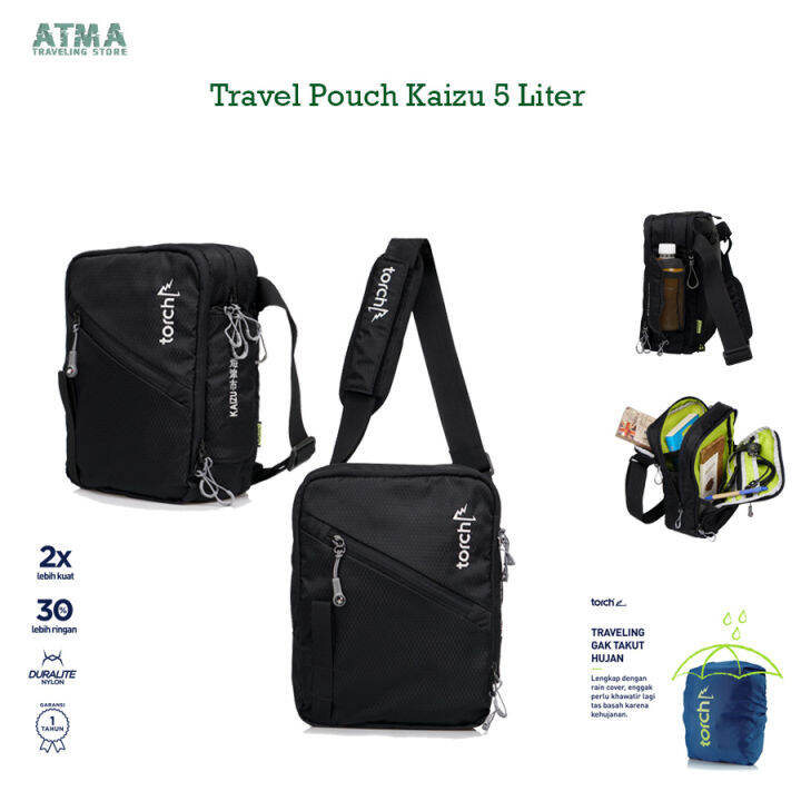TORCH Tas Selempang Travel Pouch Kaizu 5 Liter | Lazada Indonesia