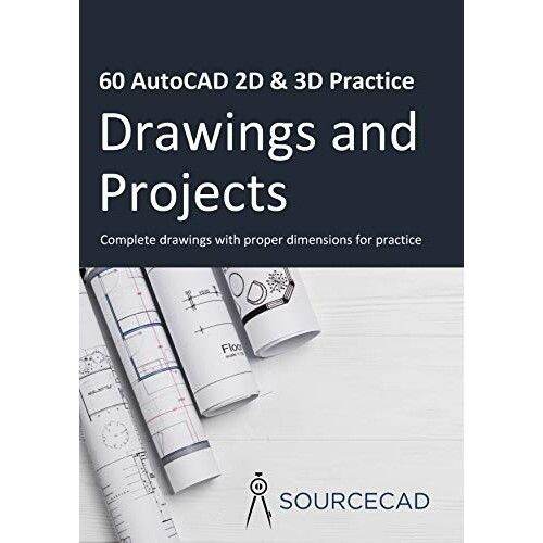 [eBooks]60 AutoCAD 2D & 3D Practice drawings | Lazada Singapore
