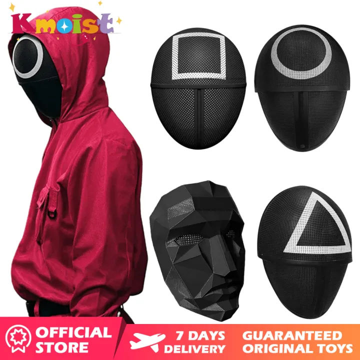 [Special Sale] Squid Game Masks Cosplay Square Circle Triangle ...