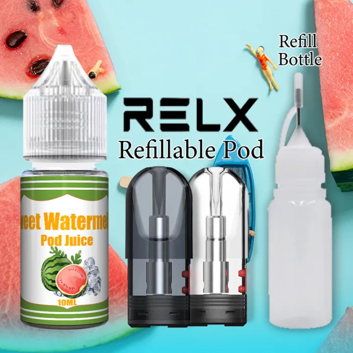 【Take 1 Take 3】Relx Juice with 2ml refillable relx1 Infinity Pod 10ml ...