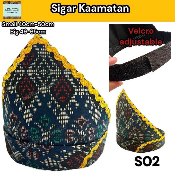 Sigar kadazan dusun sabah tanjak tradisional siga /sigal kaamatan sigah | Lazada