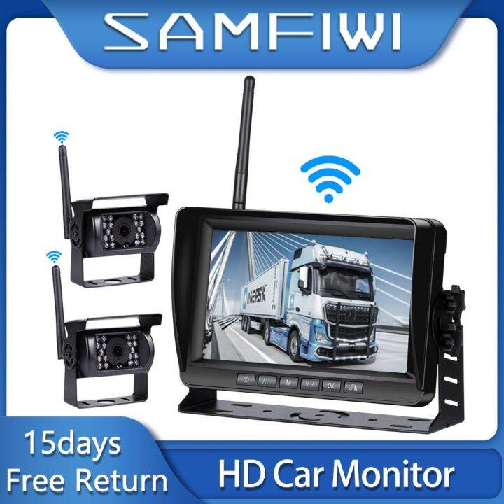 7inch WIFI Truck Monitor Display wireless 1camera/2camera reversing ...