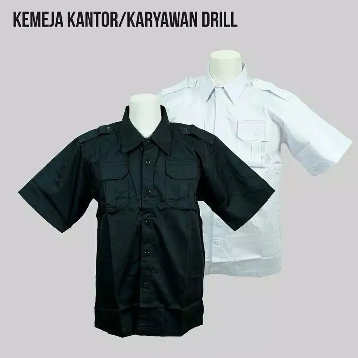 KEMEJA PDH XXL HITAM - KEMEJA PDL XXL HITAM - BAJU SECURITY PDH HITAM ...