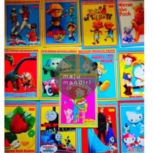 Buku Mewarnai Karakter RANDOM | Lazada Indonesia