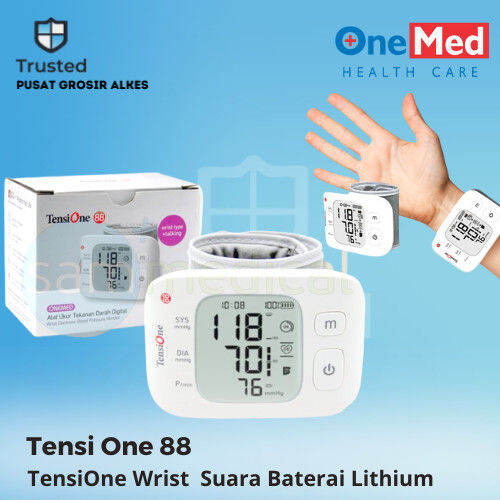 Onemed TensiOne Wrist Digital Tensimeter Tensi One 88 Voice | Lazada ...