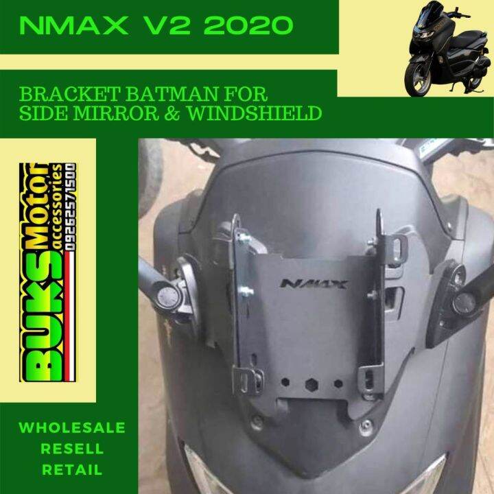 【Hot sale】 BMA NMAX Bracket Adjustable Batman for Side Mirror and ...