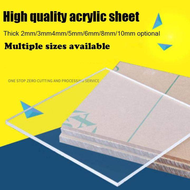 Transparent plastic plate plexiglass acrylic sheet thickness 2mm/3mm4mm ...