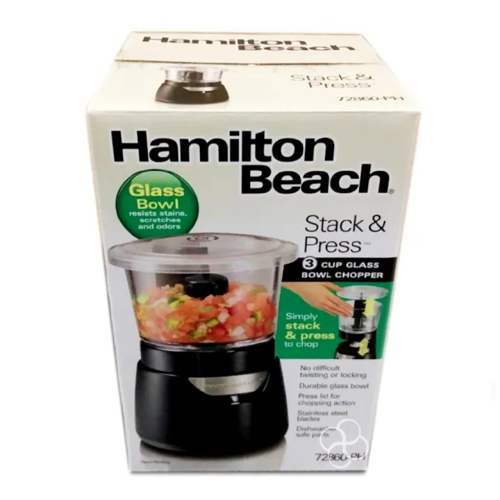 Hamilton Beach 72860-PH Stack & Press Food Chopper | Lazada PH